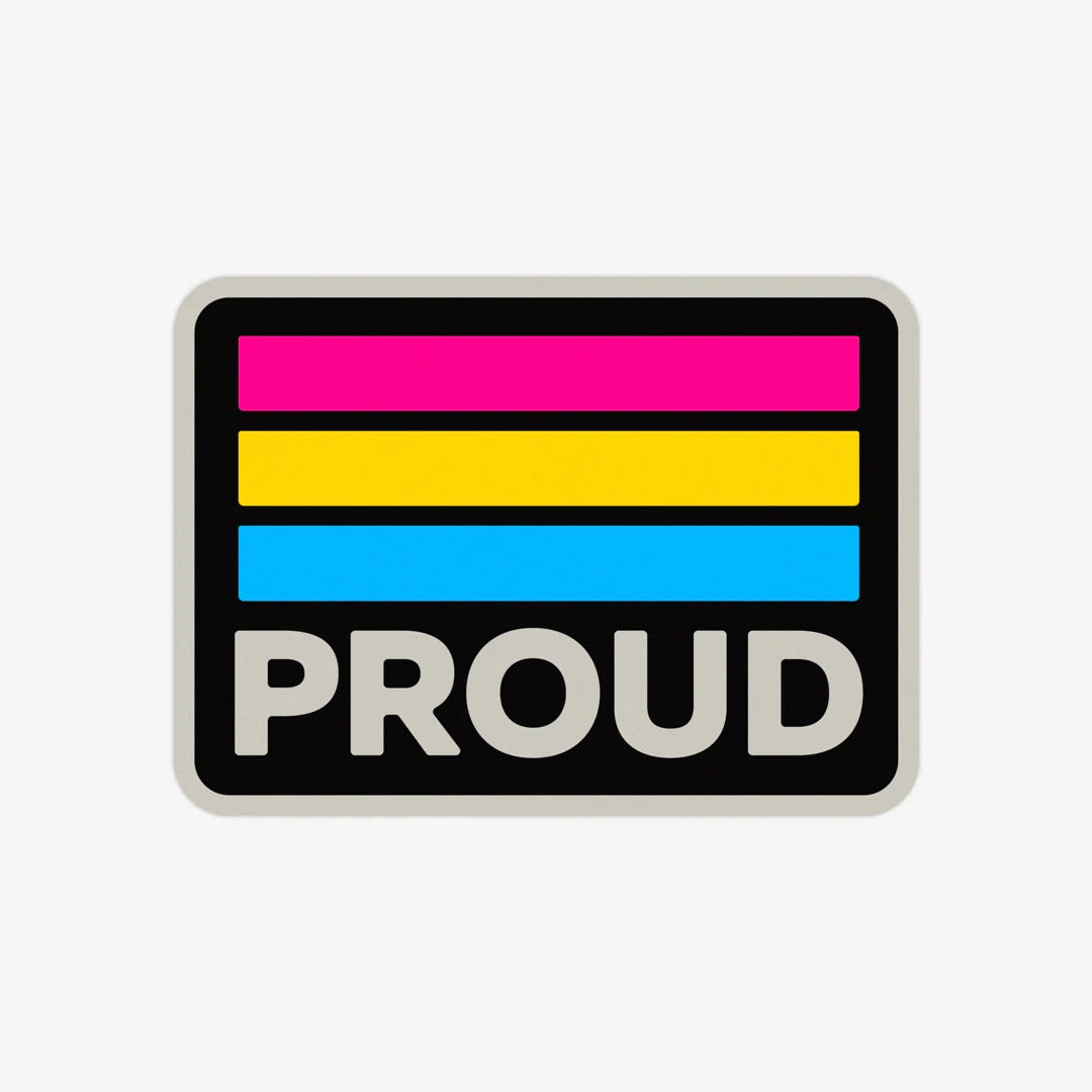 Proud Retro Pansexual Sticker Tlgs