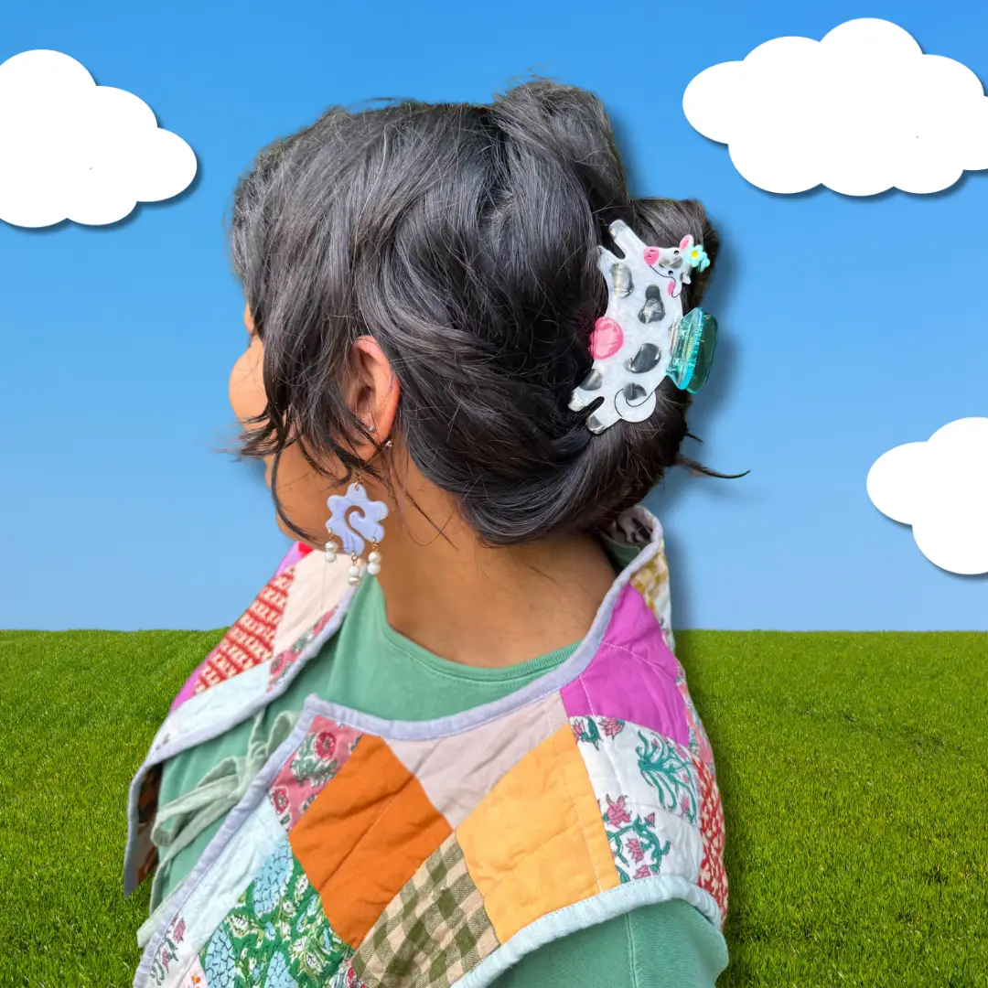 Honey Moo Moo Hair Claw – TLGS