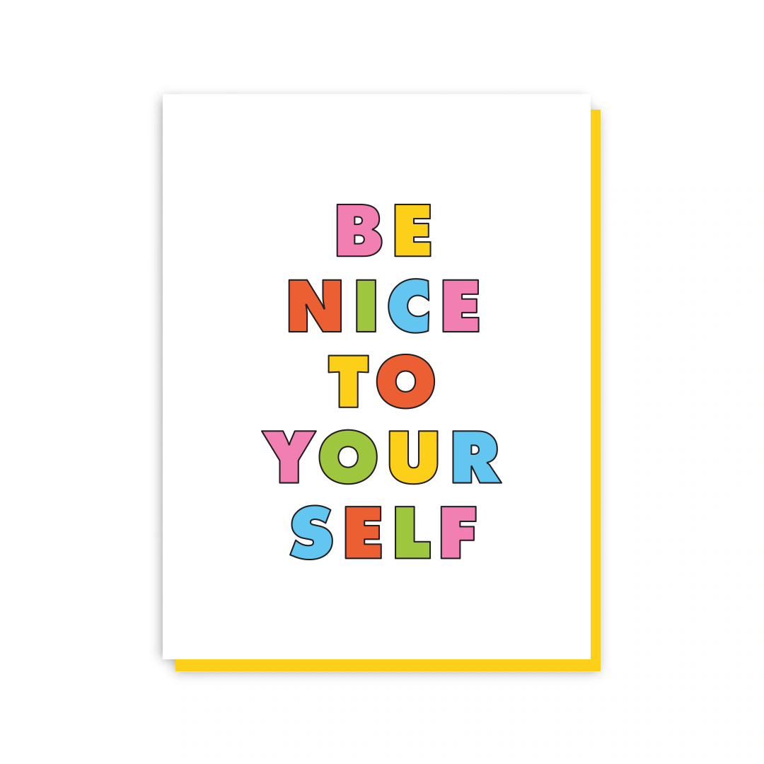 Be Nice To Yourself A2 Card – TLGS