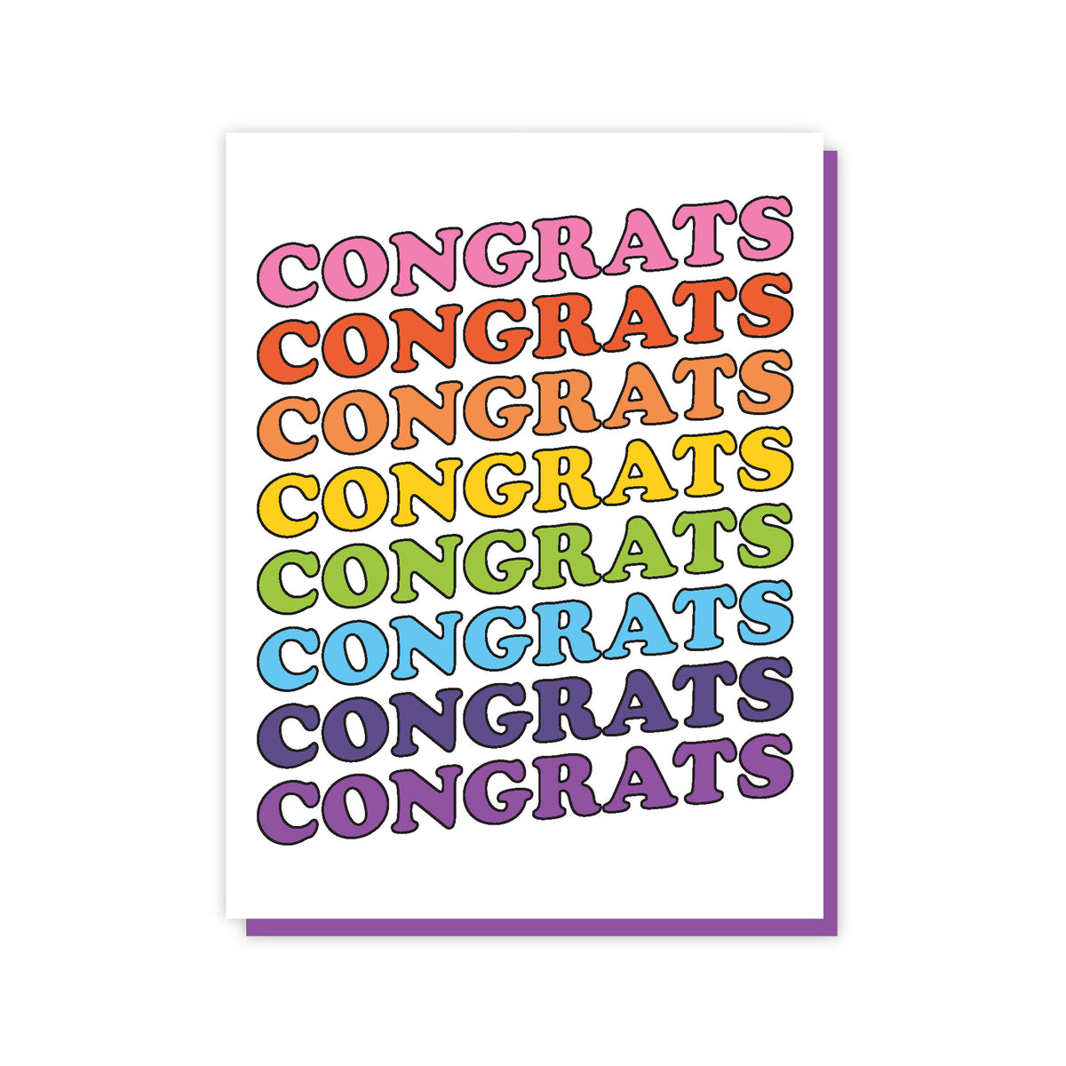 Congrats Rainbow Card – TLGS